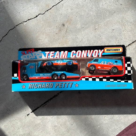 MATCHBOX | Other | Nwt Super Stars Team Convoy Richard Petty Matchbox ...